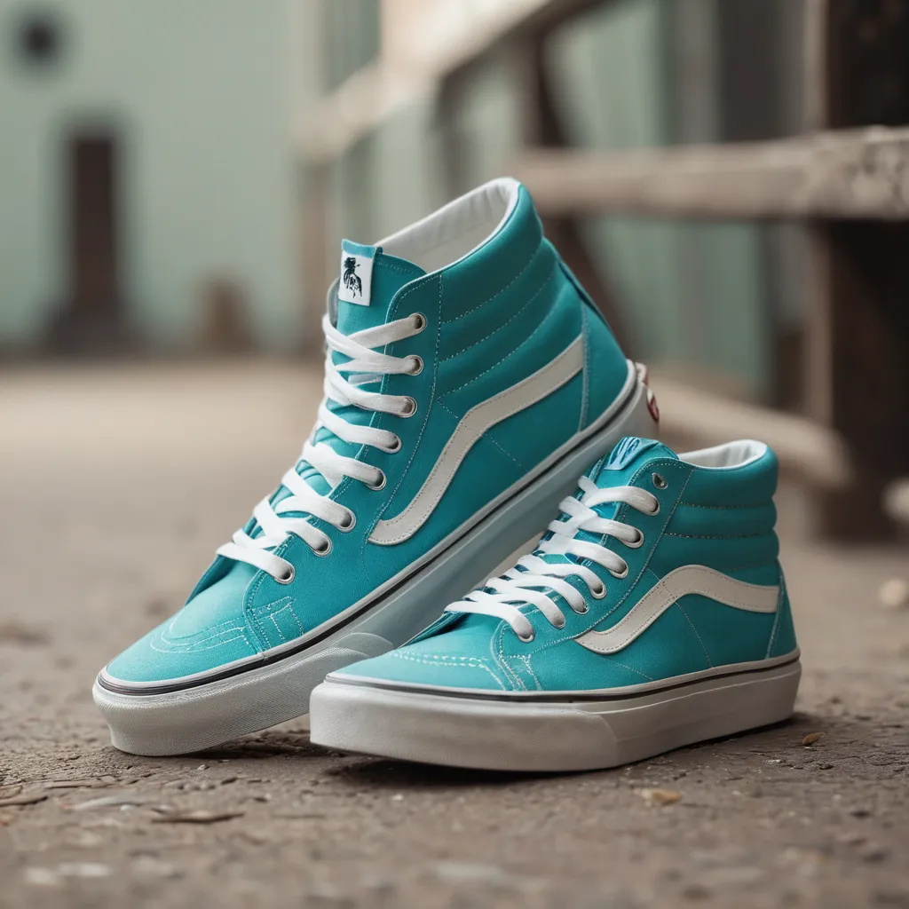 Turquoise High Top Vans: A Skate Culture Icon