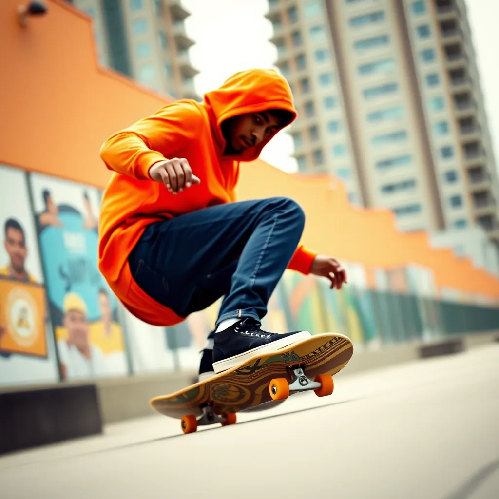 The Impact of Hunter Orange Hoodies in Skateboarding