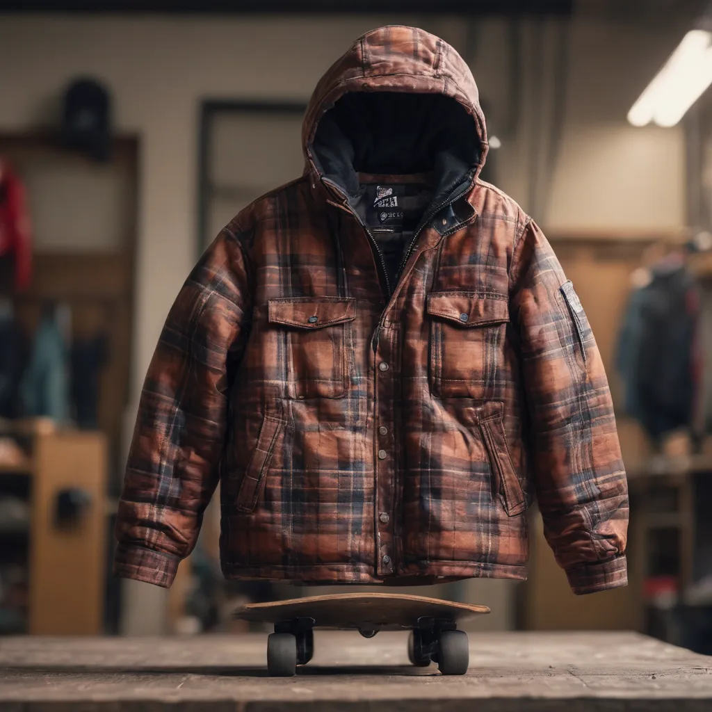 The Flannel Puffer Jacket: Style Meets Utility in Skate Culture