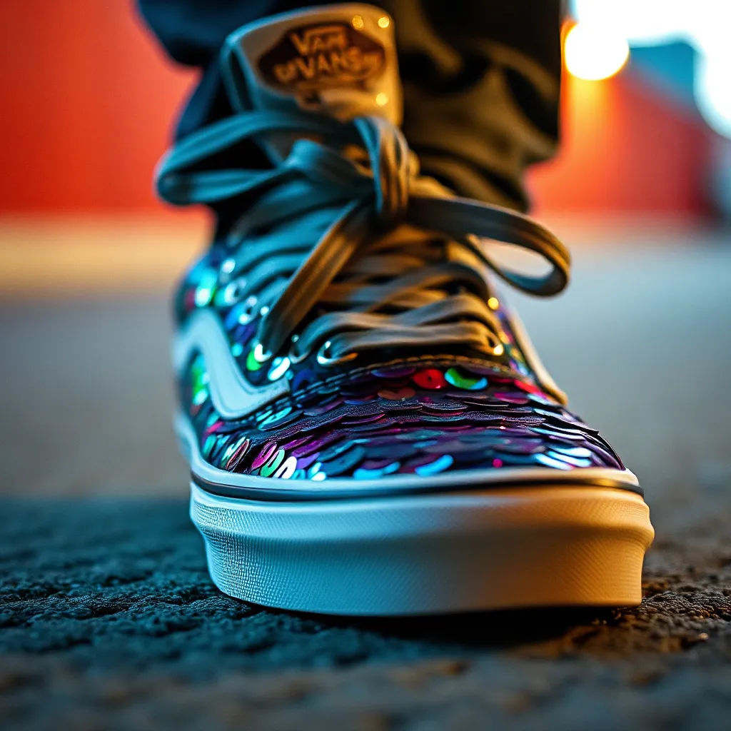Vans Sequin Shoes: Style Meets Skate Functionality